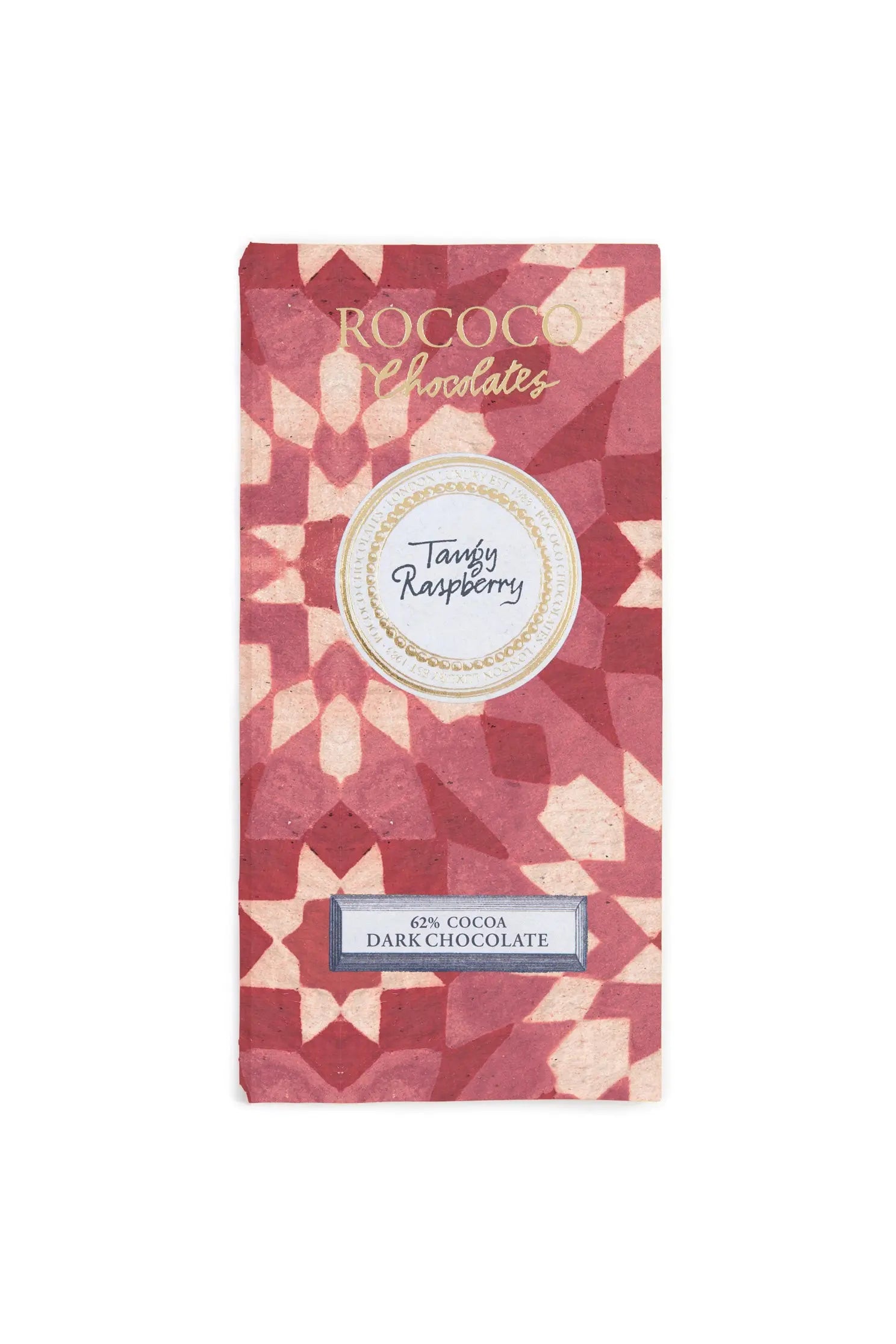 Artisan Bar Dark Chocolate Tangy Raspberry | Rococo – Rococo Chocolates
