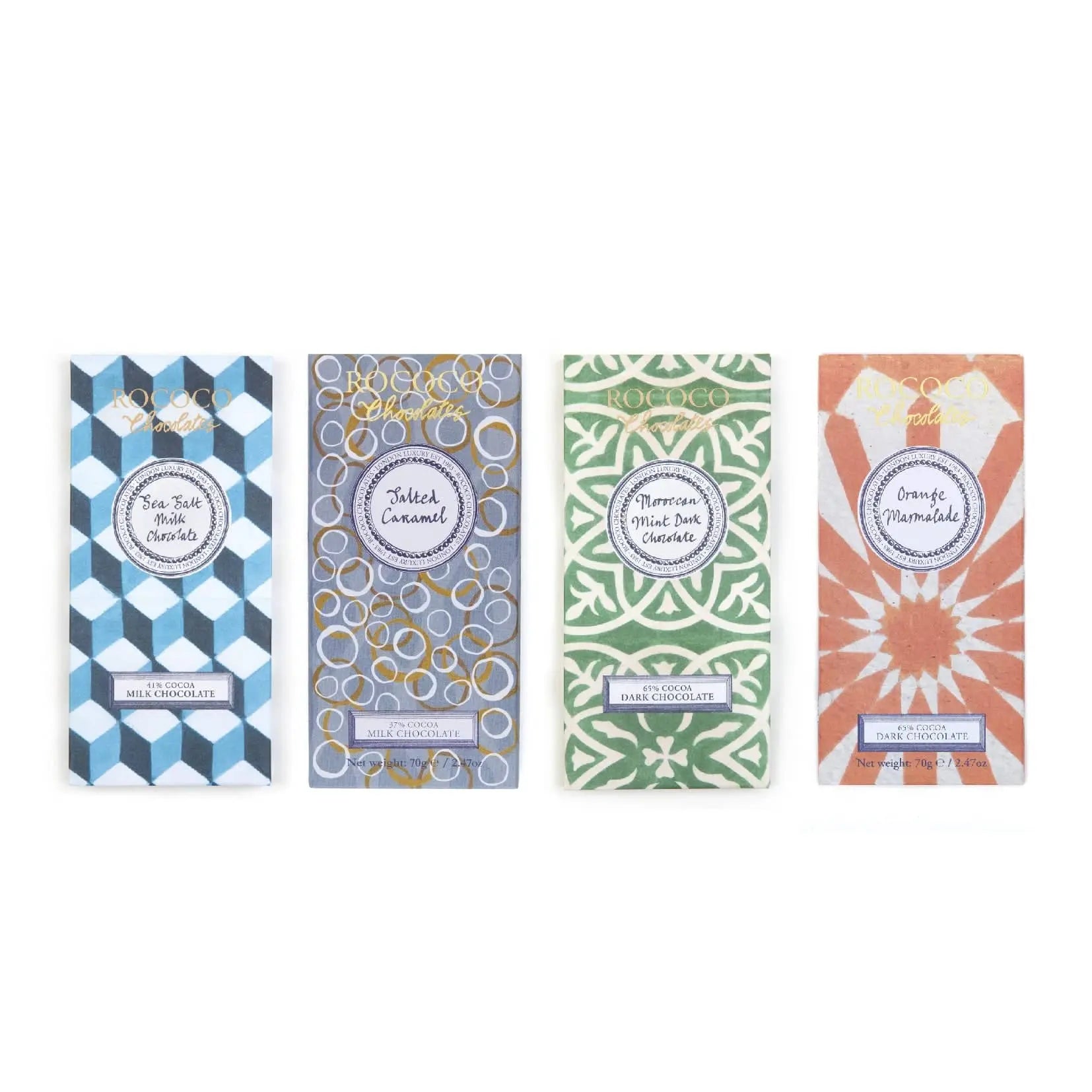 The 'Chocolate Bars' Set | Rococo Chocolates